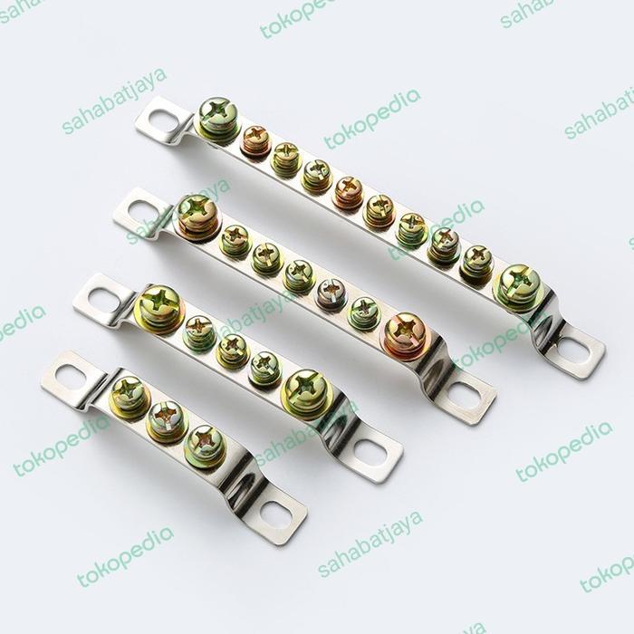 Jual PREMIUM Busbar Terminal Blok Arde / Grounding Terminal Block ...