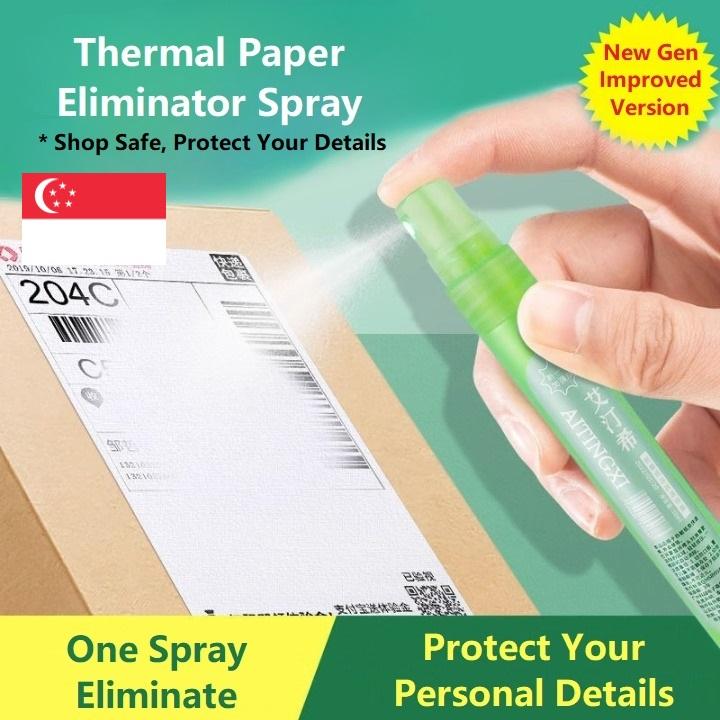 [Minimum Order 2pcs] 10ml Thermal Paper Eliminator Spray | Privacy ...