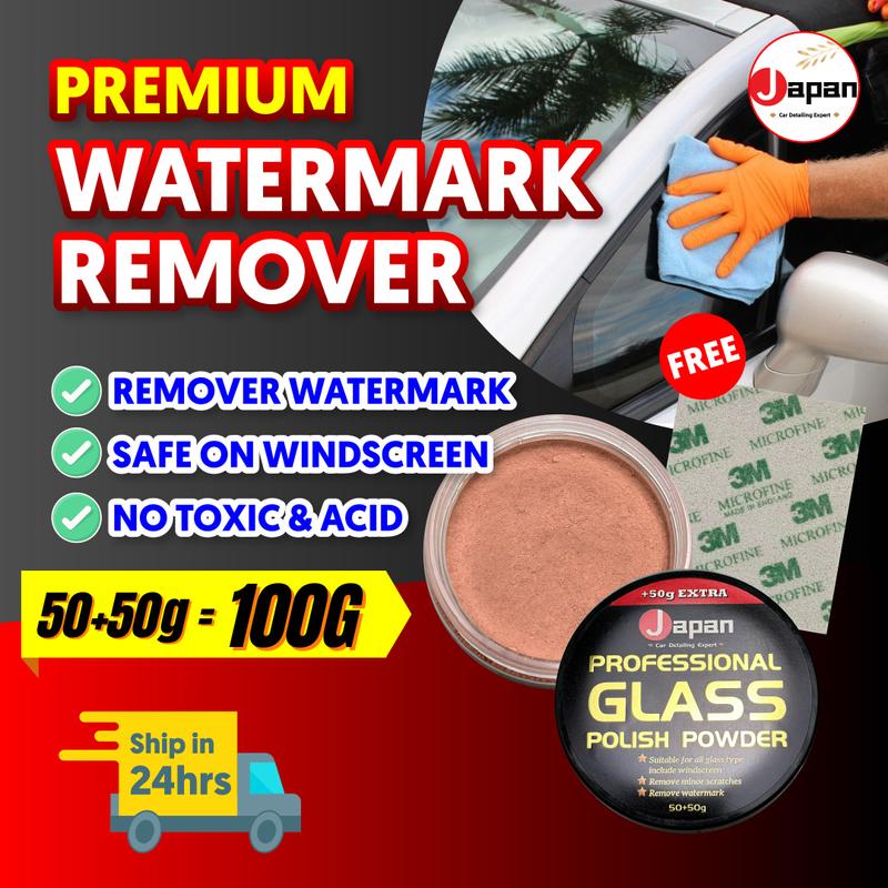 Watermark Remover on Windscreen Glass Powder Polish Automotive - TikTok ...