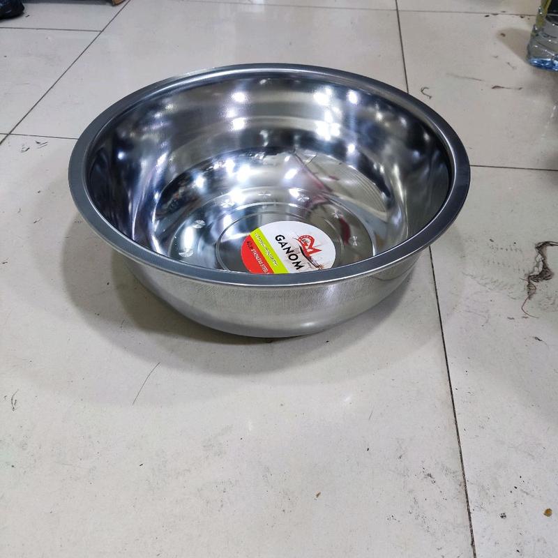 Baskom stainless steel ukuran 40cm tinggi 15cn - Shop | Tokopedia