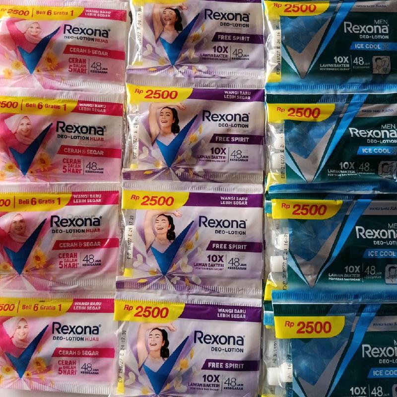 Rexona Sachet 1 Renceng Isi 12 Rexona Wangi Lebih Segar - Shop | Tokopedia