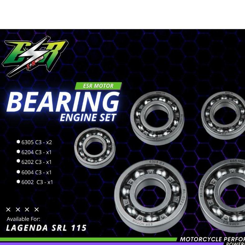 ESR MOTOR C3 BEARING ENGINE DAN BEARING CAM Motorcycle - TikTok Shop ...