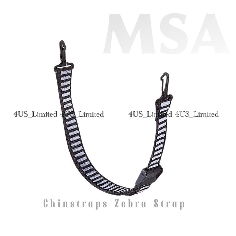 MSA Zebra Webbing Chin Strap For V-Gard Helmet- China Bag Black ...