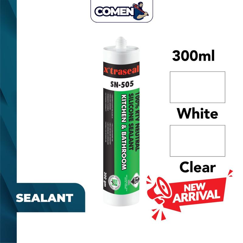XTRASEAL SN-505 100% RTV Neutral Silicone Sealant 300g Kitchen - TikTok ...