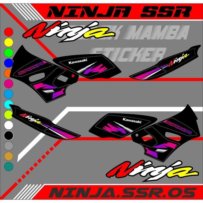 Promo STRIPING STICKER NINJA SSR STIKER NINJA SSR NEW STICKER LIS LIST ...