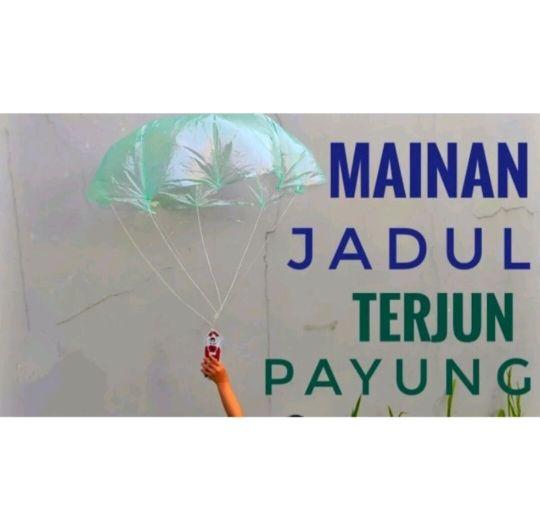 Mainan anak jadul parasut plastik besar lucu murah harga satuan perpcs ...
