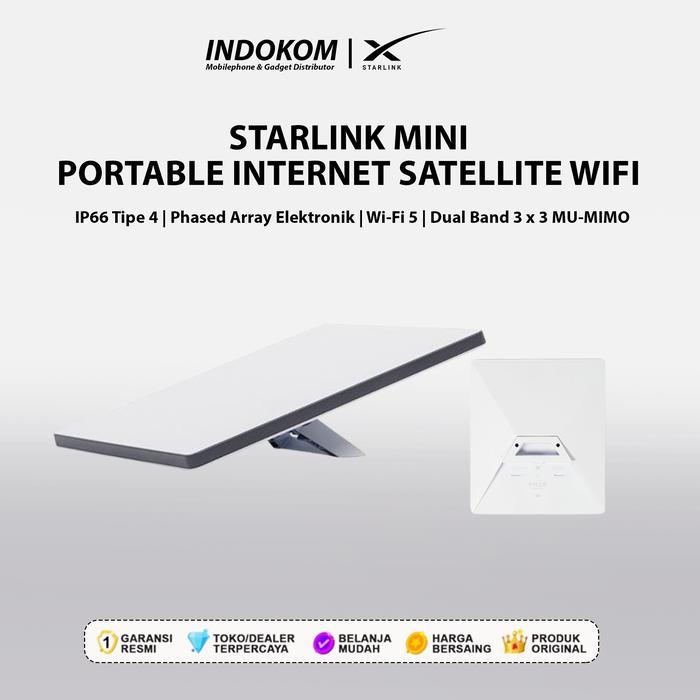 Jual STARLINK Mini Internet Kit Satellite Antenna & AC Dual Band Wi-Fi ...