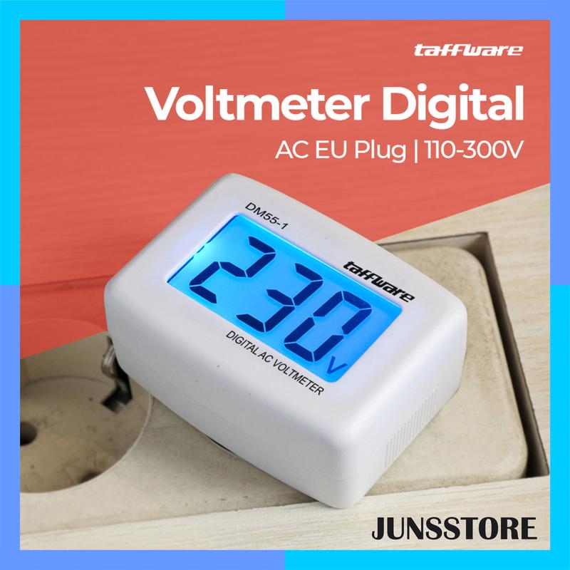 Voltmeter Digital AC EU Plug 110-300V - DM55-1 untuk Pengukuran - Shop ...