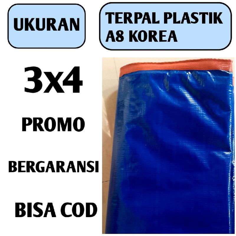 terpal plastik type A8 Korea ukuran 3x4 untuk jemur padi,ala - Shop ...