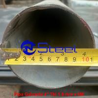 Jual Pipa Galvanis 4" x 6 M Tebal 2.8mm 3.6mm 4.5mm 6.0mm | Pipa Gip 4 ...