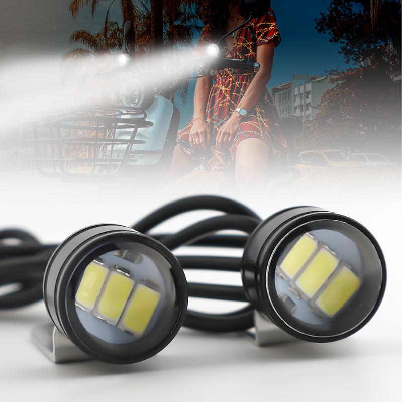 Pair Eagle Eye Fog Light Mirror Light Aluminum Projector Lamp Driving ...