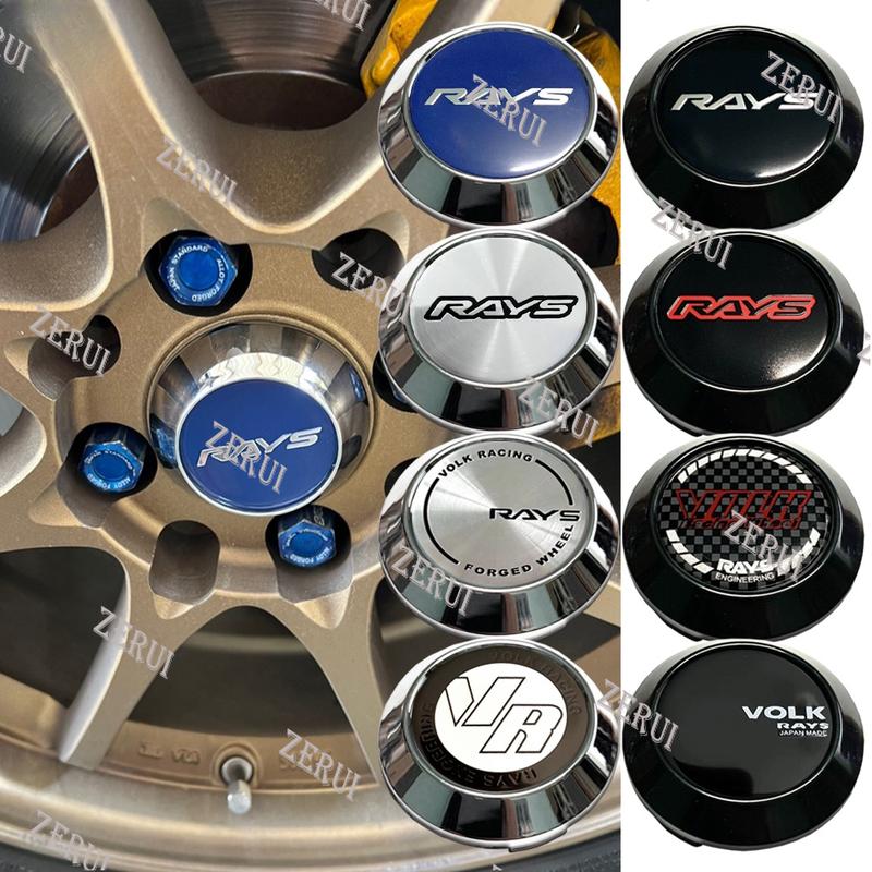 ZR For 1PC 68mm RAYS Rim center cap rays logo emblem volk racing ...