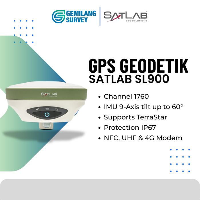 Jual GPS Geodetik SATLAB SL900 GNSS RTK Receiver Base kit - Made in ...