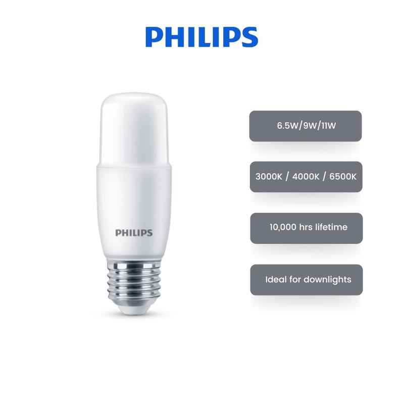 PHILIPS Essential E27 LED Stick 6.5W 9W 11W ( Warm White | Cool ...