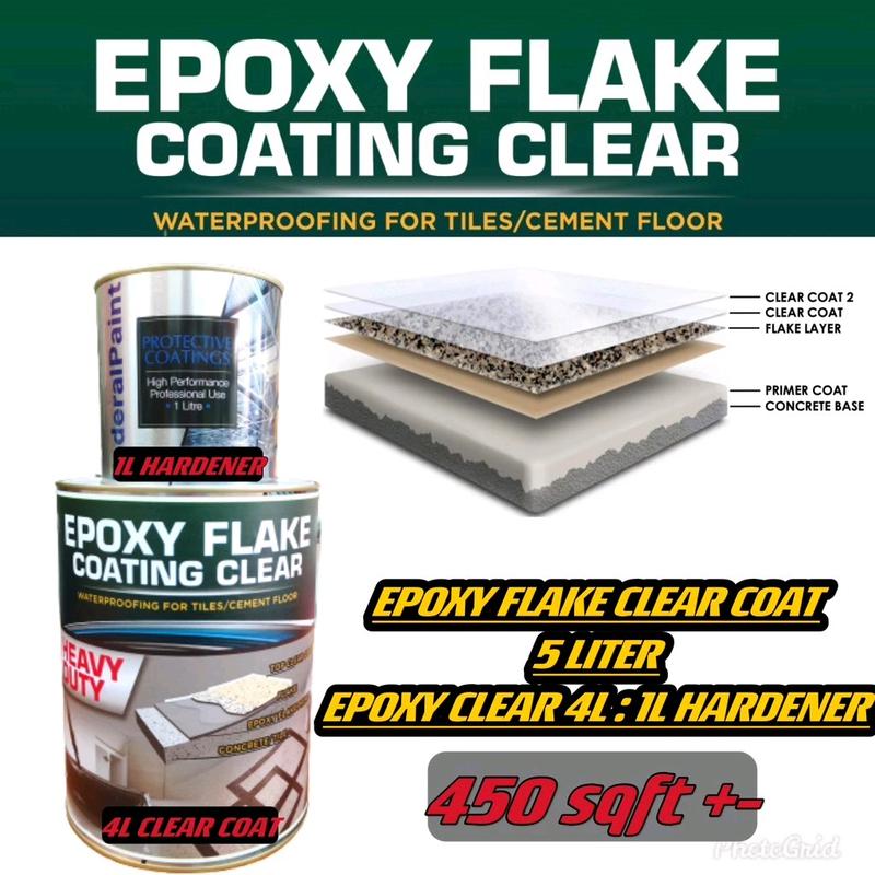 Federal Paint Epoxy Flake Coating Clear 5 LITER / Epoxy FLAK - TikTok ...