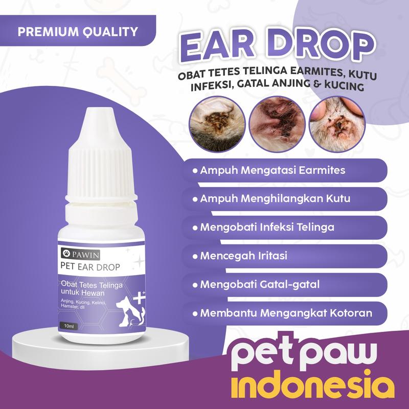 Pet Ear Drop Obat Tetes Telinga Kutu / Infeksi Anjing Kucing - Shop ...