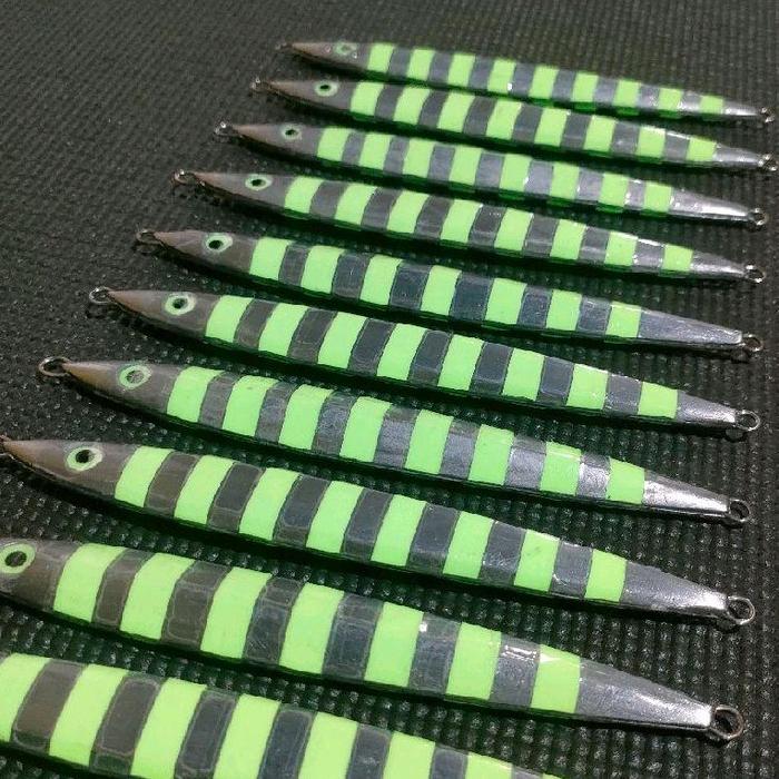 Jual Metaljig Blank Gekito 100g dan 150g Stiker 2 Sisi Full dengan Mata ...