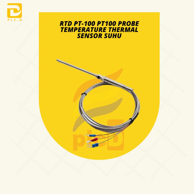 RTD PT-100 PT100 Probe Temperature Thermal Sensor Suhu - Shop | Tokopedia