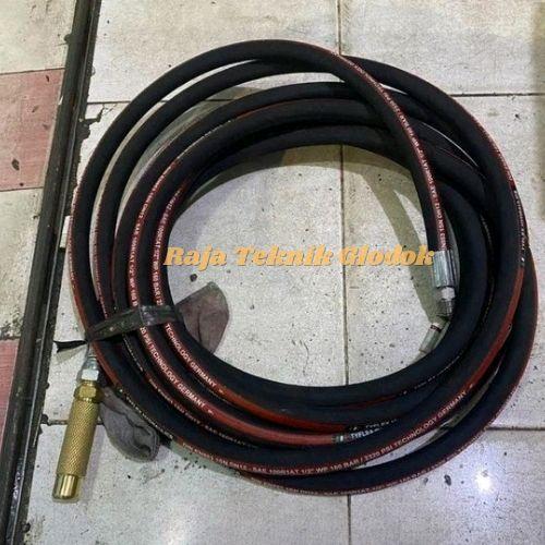 Jual Selang High Pressure Steam 1/2" 10Mtr Selang Cuci Mobil Stik Gun ...