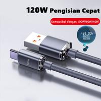 Promo Kabel Fast Charging 120W USB Type C Nilon Berkualitas Kabel casan ...