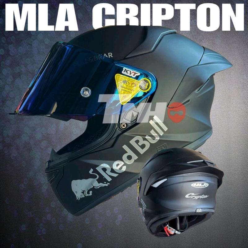 HELM TTC MLA BLACK DOFF REDBULL - Shop | Tokopedia