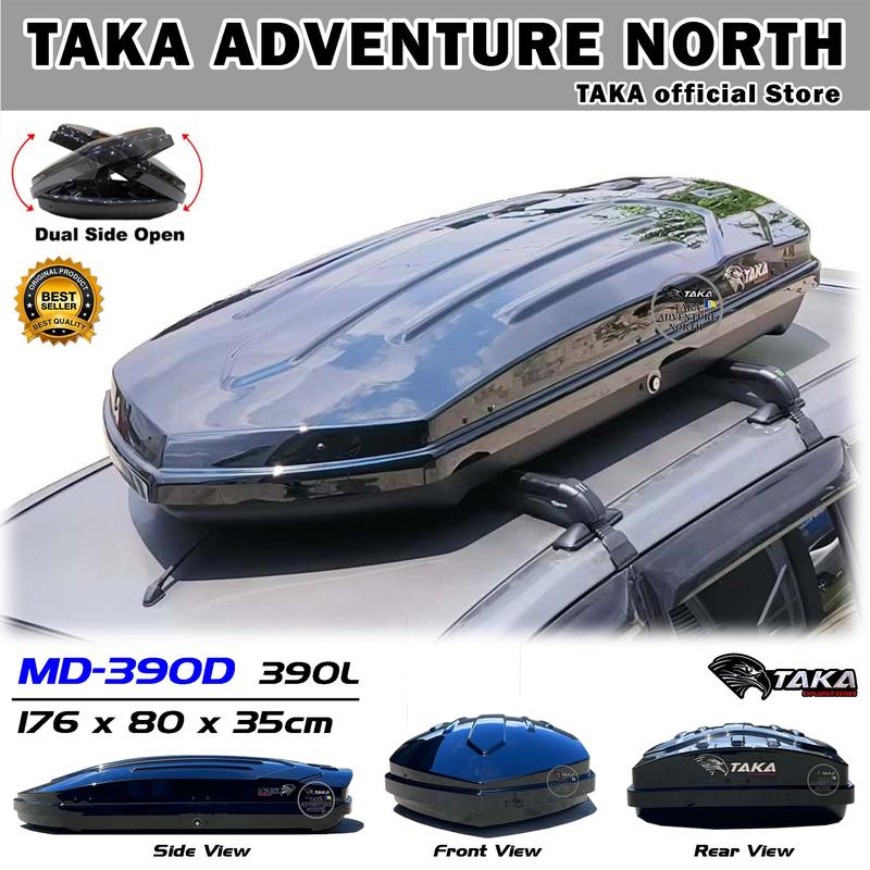 TAKA MD-390D Car Roof Box [Explorer Series] [L Size] [Glossy - TikTok ...