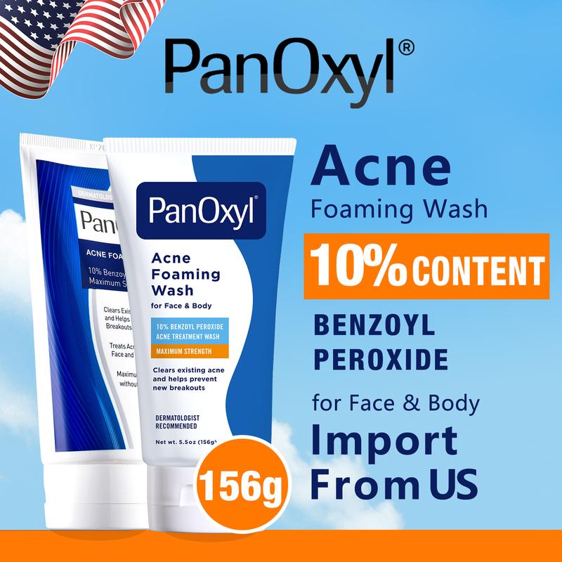 PanOxyl 156g 10% Benzoyl Peroxide Pencuci Muka, Kekuatan Tinggi ...