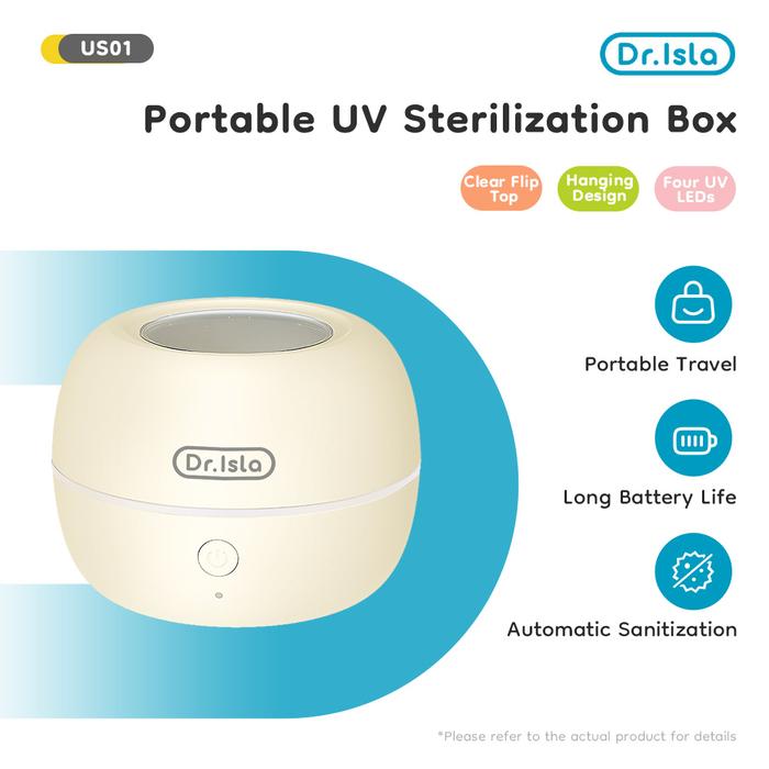 Promo Dr.isla Kotak Sterilisasi Portable Dotolongan Bayi dengan UV ...