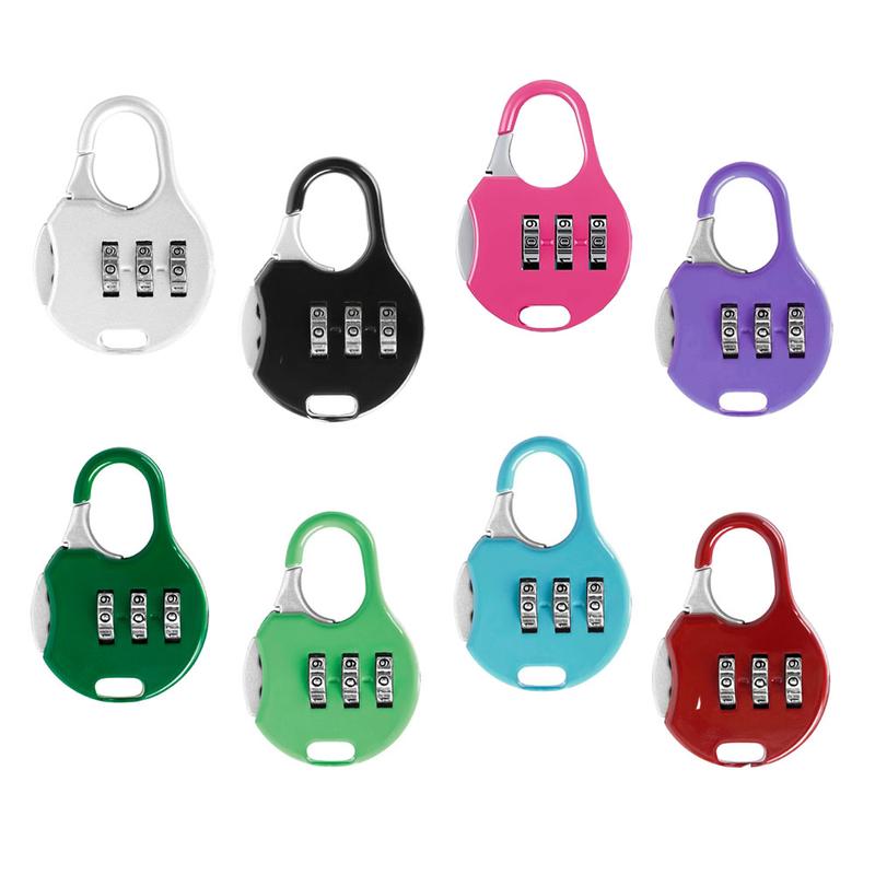 1Piece 50*35*12mm 3 Dial Digit Combination Lock Safe Cipher Lock ...