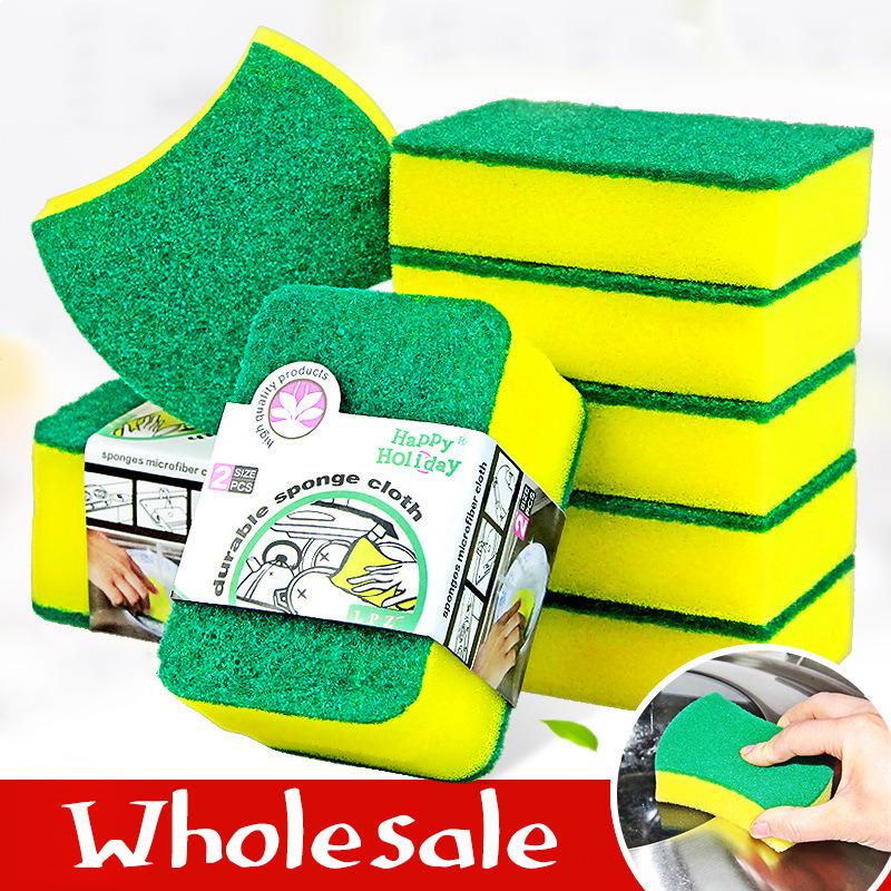 Non-Scratch Scrub Absorbent Sponge - Household Dish Washing Sponges - TikTok Shop Philippines