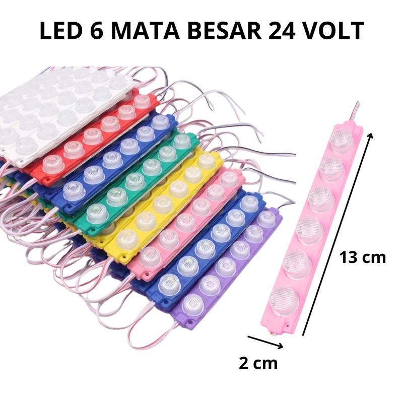 Lampu Modul 6 Mata Jumbo 6 Watt 24 Volt untuk Truk dan Bus - - Shop ...
