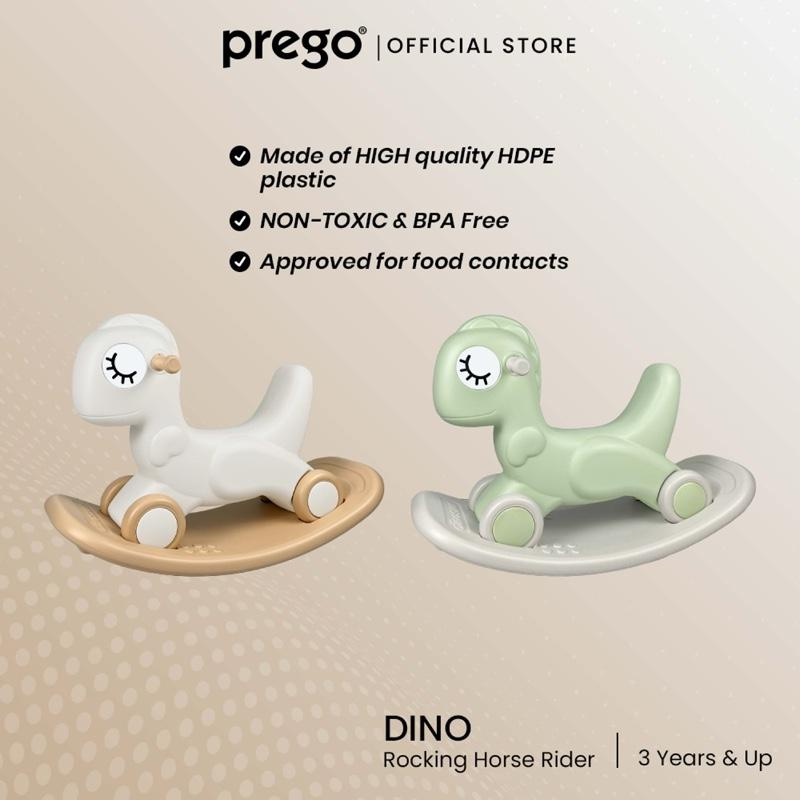 Prego Baby Dino Rocking Horse Rider Kids Motor Toy Outdoor Plastic ...