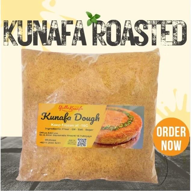ROASTED KUNAFA READY TO USE FOR KUNAFA CHOCOLATE 500G - TikTok Shop ...