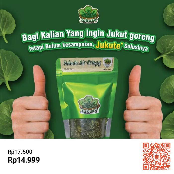 Jual Jukute Selada Air Crispy Rasa Original 80 gr - Jukut Goreng Solusi ...