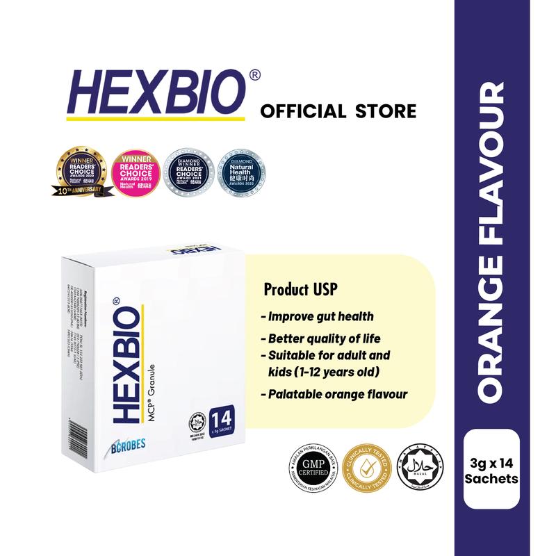 HEXBIO Probiotics MCP Granule (3g x 14 sachets) - Orange (30 - TikTok ...