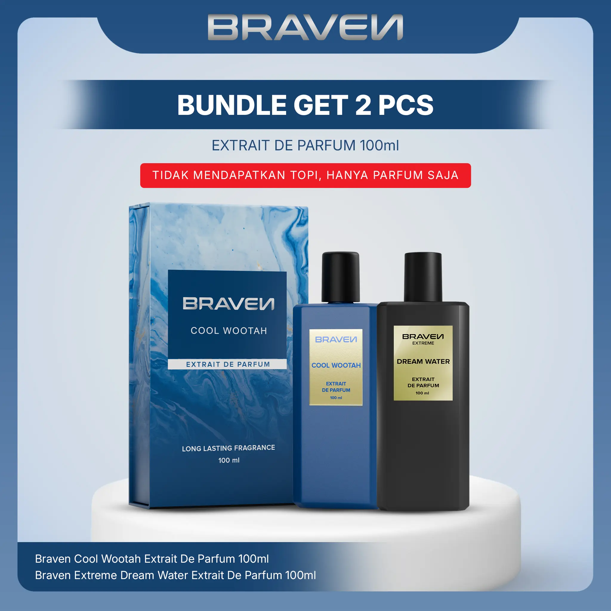 Braven Cool Wootah Extrait De Parfum 100 ML - Shop | Tokopedia