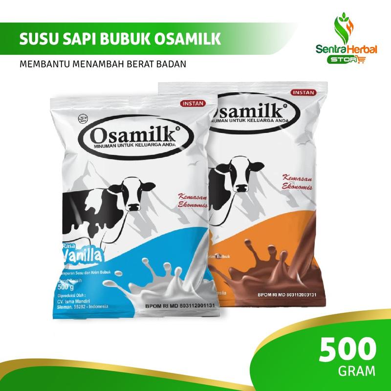 OSAMILK - Susu Sapi Bubuk Osamilk Vanila dan Coklat isi 500 gr - Shop ...