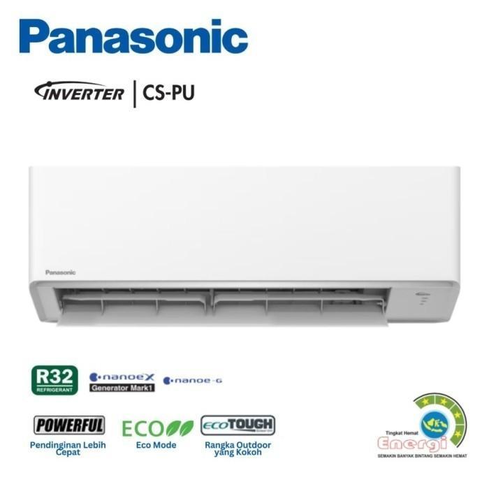 Jual Terlaris PANASONIC CS/CU-PU12AKJ AC Standard Inverter [1.5 PK ...