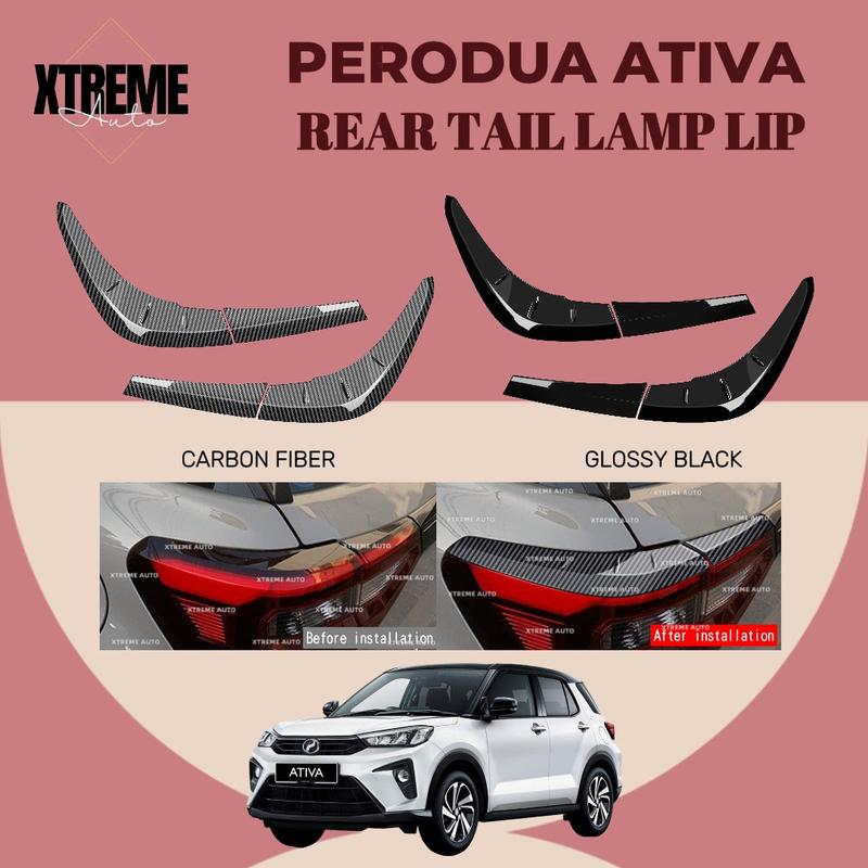 XTREME AUTO PERODUA ATIVA CAR TAIL LAMP LIP FRAME ACCESSORIES - TikTok ...