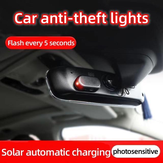 Car mimics camera anti-theft lights, solar powered automatic - TikTok ...