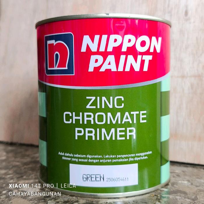 Jual NIPPON PAINT ZINC CHROMATE PRIMER Cat Dasar Meni Besi Anti Karat 1 ...