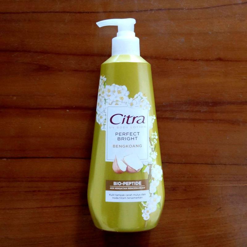 Citra body lotion bengkoang pump | 380ml mencerahkan | kemasan - Shop ...