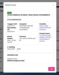 Jual Vicks Formula 44 Anak Sirup 27 mL - Sirup Obat Batuk Anak ...