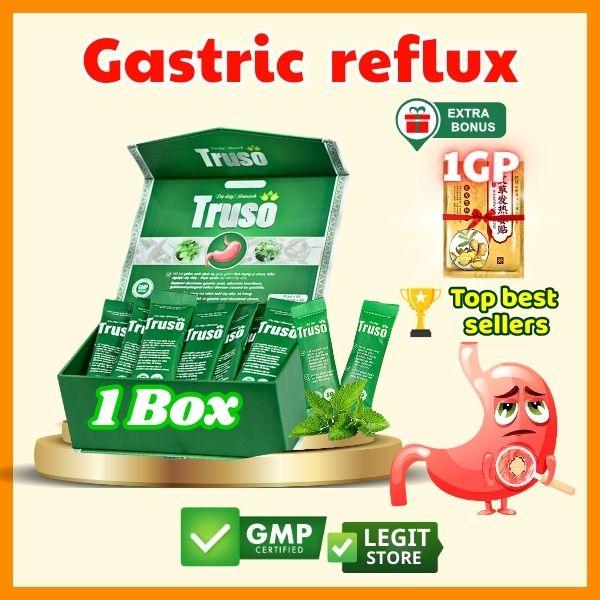 (1 BOX GET 100 PATCH) Truso Stomach herbal tea acid reflux, kabag ...