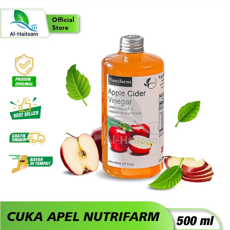 Nutrifarm Cuka Apel Organik With Mother 500ml - Shop | Tokopedia