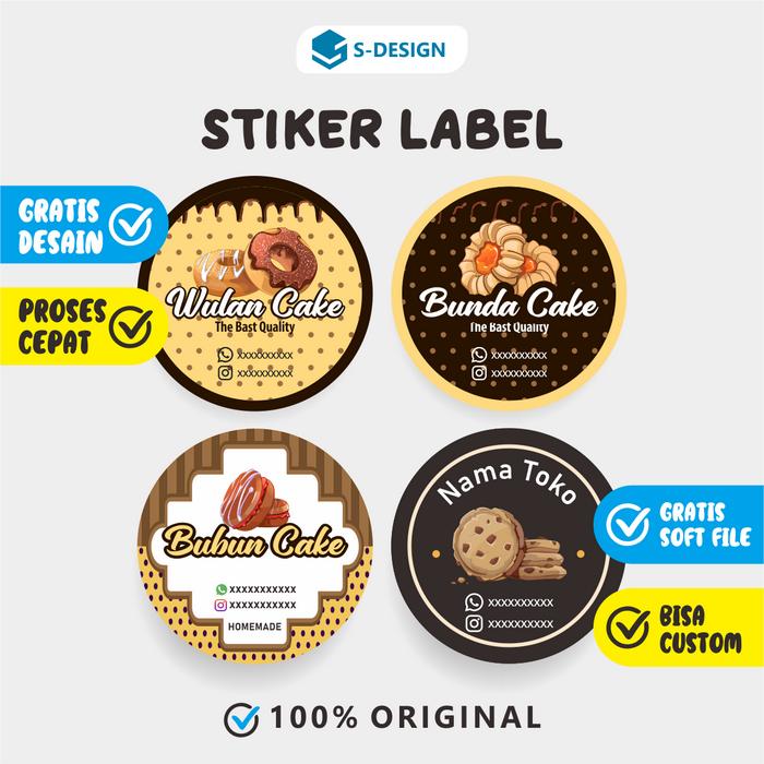 Jual STIKER COOKIES TERBAIK SDESAIN / STIKER / STICKER / COOKIES ...