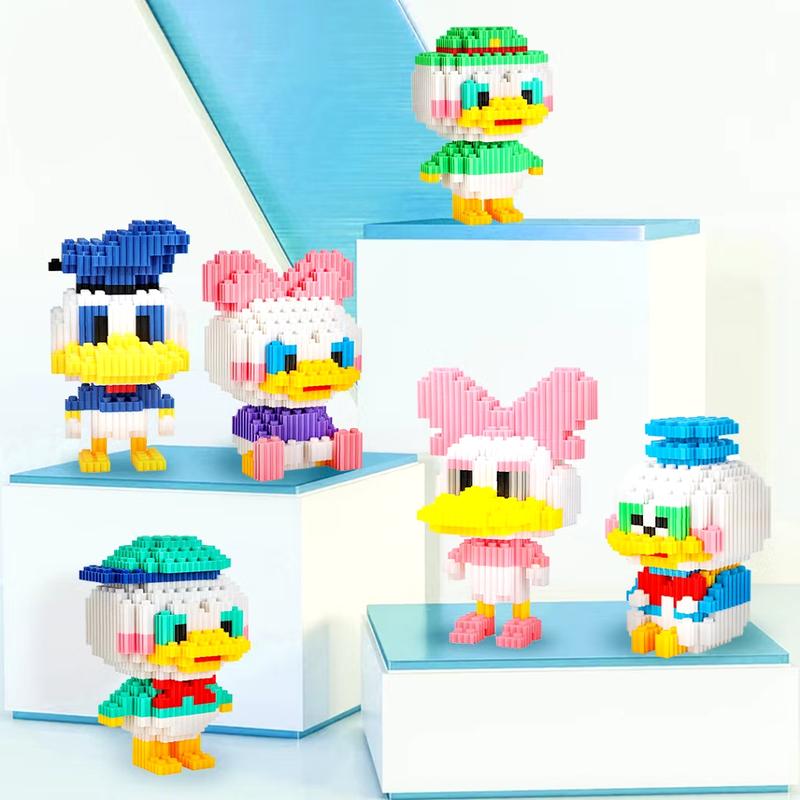 TSC Nano Blocks DONALD DUCK,DAISY DUCK MINI 3D Model, Magic Blocks ...