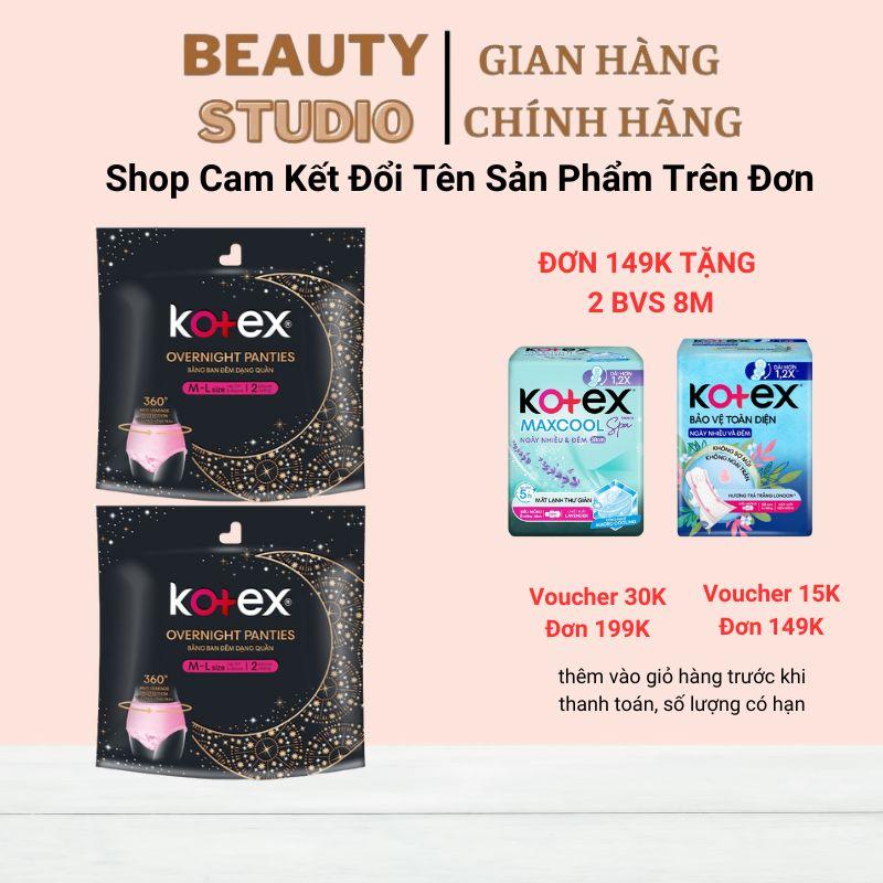 [ĐƠN 149K TẶNG COMBO 2 BVS] Băng vệ sinh Kotex đêm dạng quần - TikTok ...