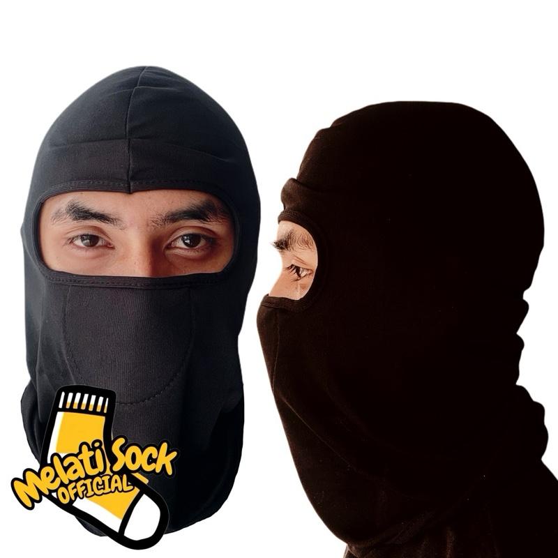 Masker pelindung wajah / masker berkendaraan ninja lapis busa ...
