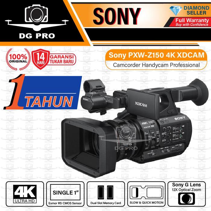 Promo Sony PXW-Z150 4K XDCAM Camcorder Handycam Professional Z 150 ...
